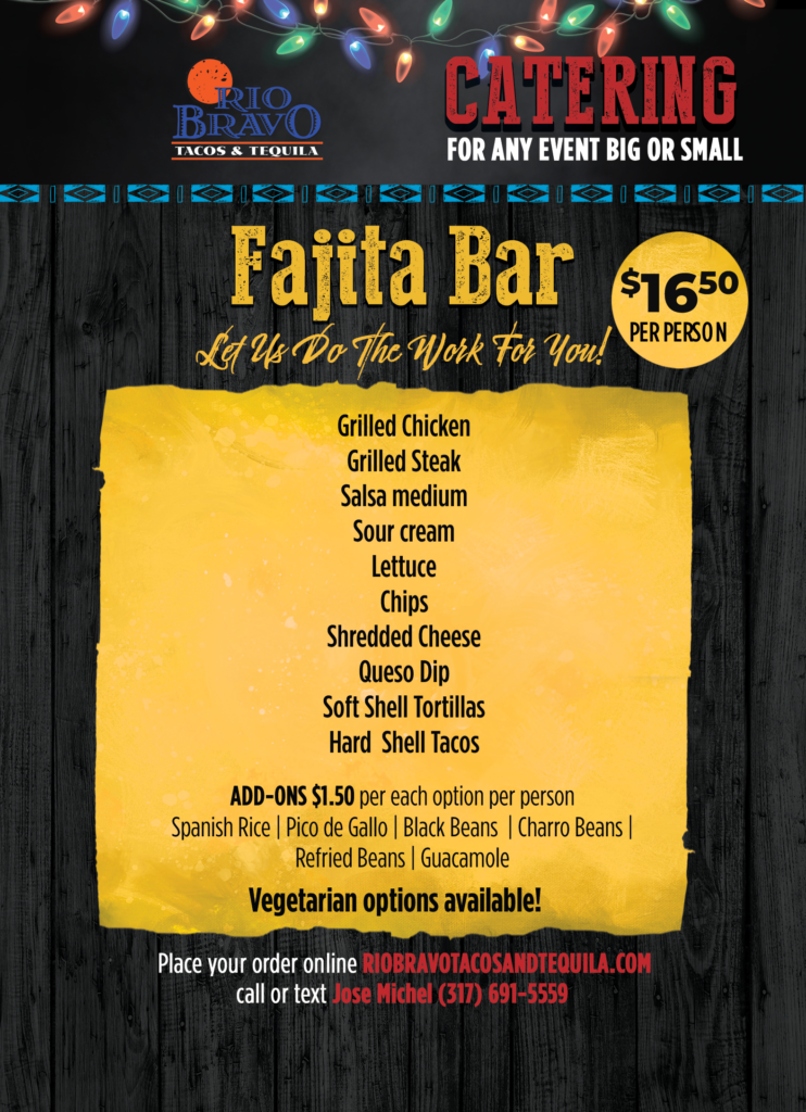 Mexican Food Catering – NY – Rio Bravo